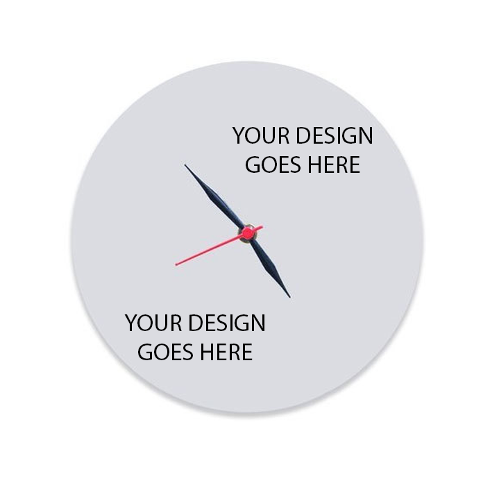 Design Your Own Personalised Glass Clock - Retouching Central